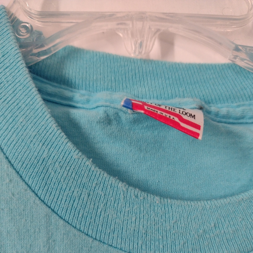 Vintage Single Stitch 1980 - Blue Short Sleeve " The … - Gem